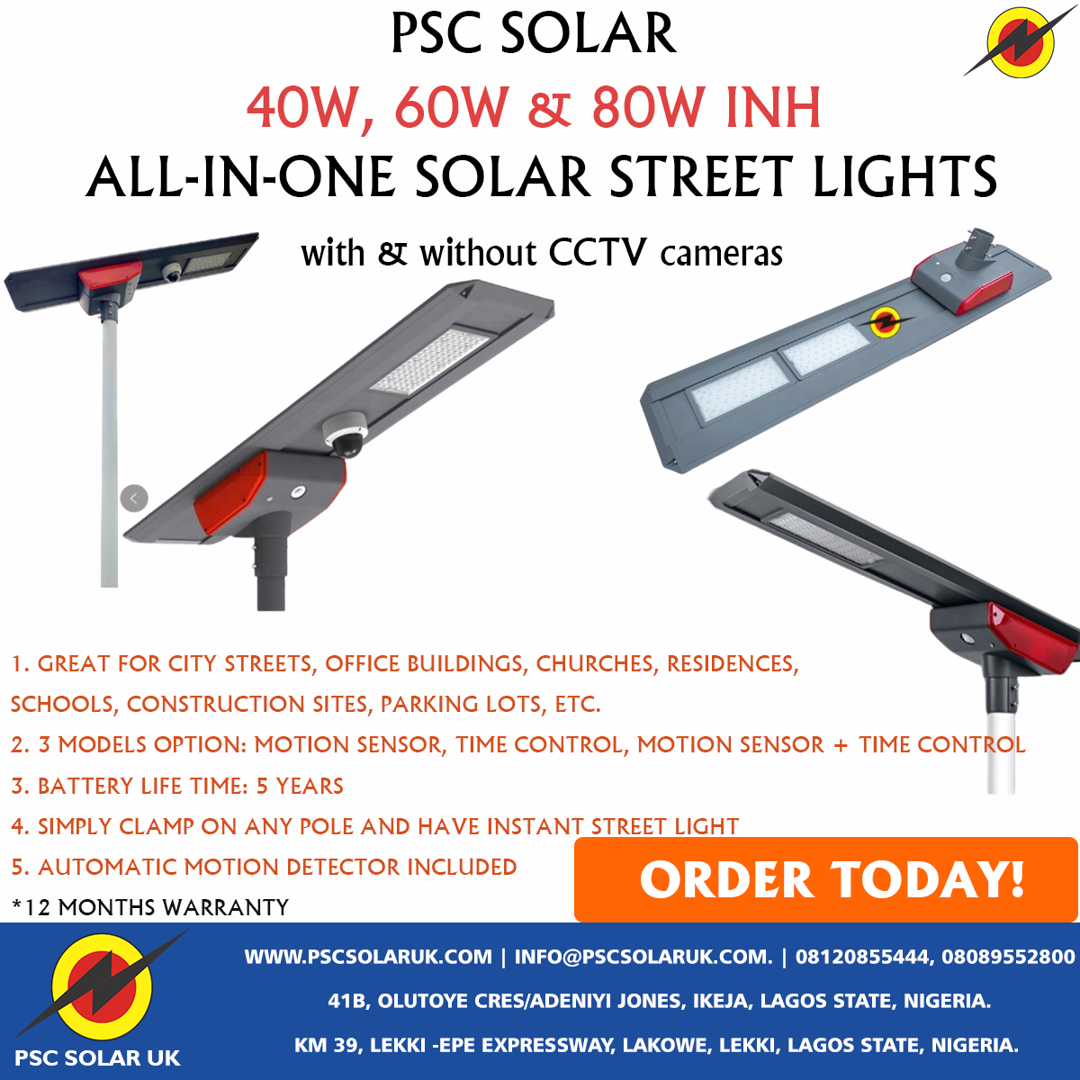 PSC SOLAR UK Talks About The Advantages Of Using Solar Street Lights ...